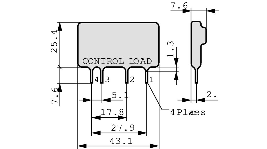 CMX60D5 | Sensata Crydom Solid State Relay Single Phase CMX, SPST-NO ...