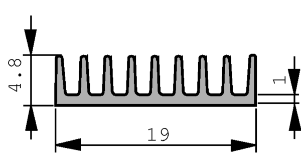 ICK SMD B 13 SA | Fischer Elektronik Kühlkörper SMD 29 K/W | Distrelec ...