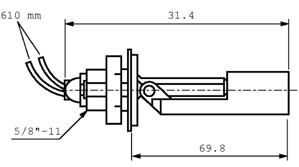 164520 | Gems Contrôleur de niveau Blanc NC / NO 20VA 500mA 250 VAC ...