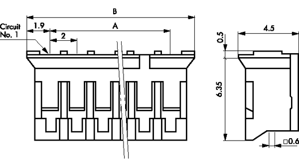 PHR-3 | JST Crimp housing Receptacle / Socket 3 Positions 2mm ...