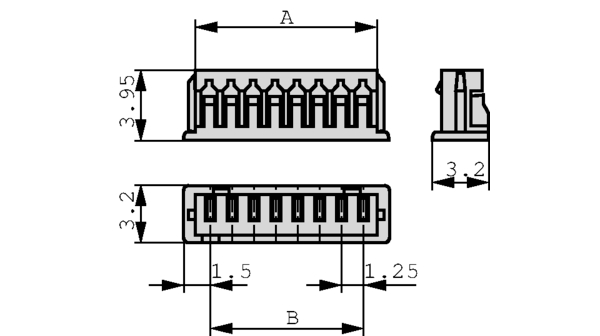 51021-0600 | Molex Housing, Receptacle, Poles - 6, Rows - 1 | Distrelec Germany