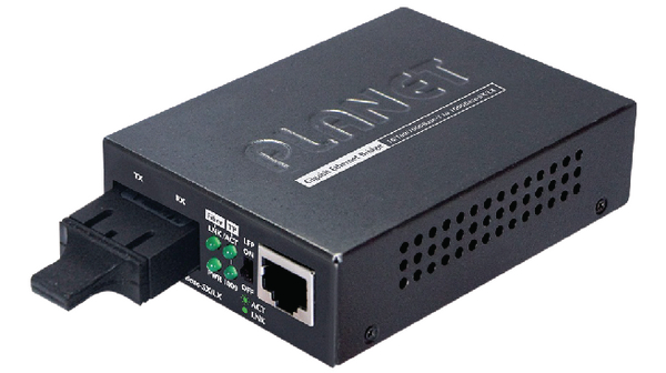 GT-802S | Planet Mediekonverterare, Ethernet - Single-mode-fiber, Fiberportar 1SC | Elfa ...