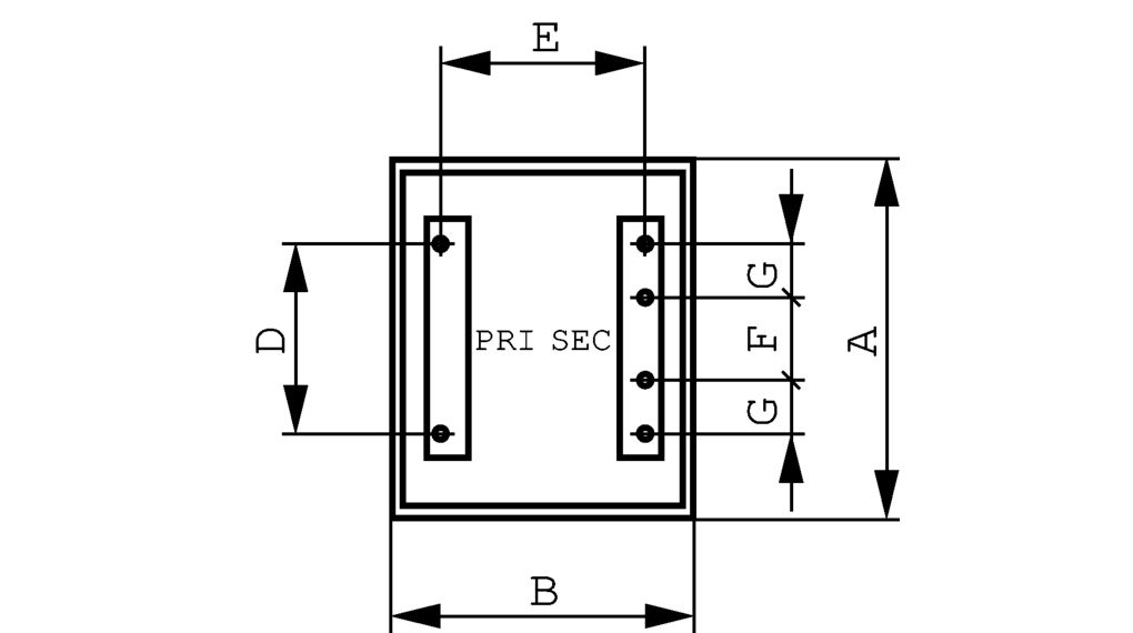 VC 5,0/1/12 | Block Leiterplattentransformator, 230 VAC, 12 VAC, 5VA | Distrelec Schweiz