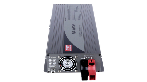 TS-1000-212B | MEAN WELL DC/AC-växelriktare 10.5 ... 15V 1kW DE typ F (CEE 7/3)-uttag | Elfa ...