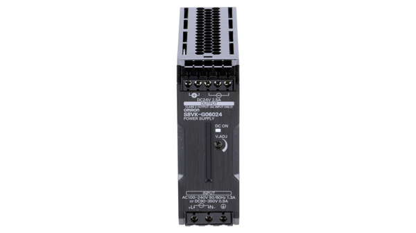 S8VK-G06024 | Omron Industrial Automation DIN Rail Power Supply, 88% ...