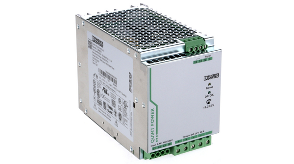 2866802 | Phoenix Contact DIN Rail Power Supply, 94%, 24V, 40A, 960W ...