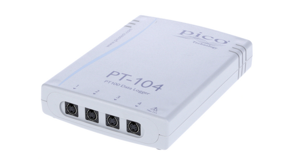 USBPT104 RTD DATA LOGGER | Pico Technology Data Logger, 4 Channels, USB ...