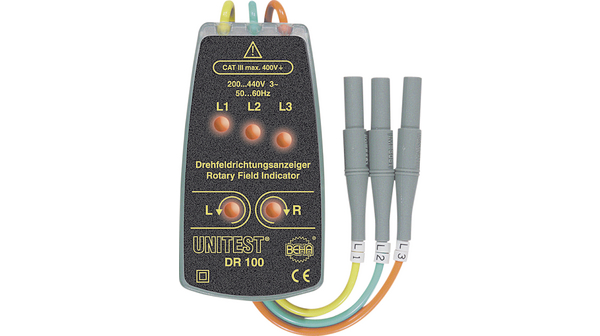 UNITEST DR100 | Beha-Amprobe Phase sequence indicator 46Hz 200 ... 440 ...
