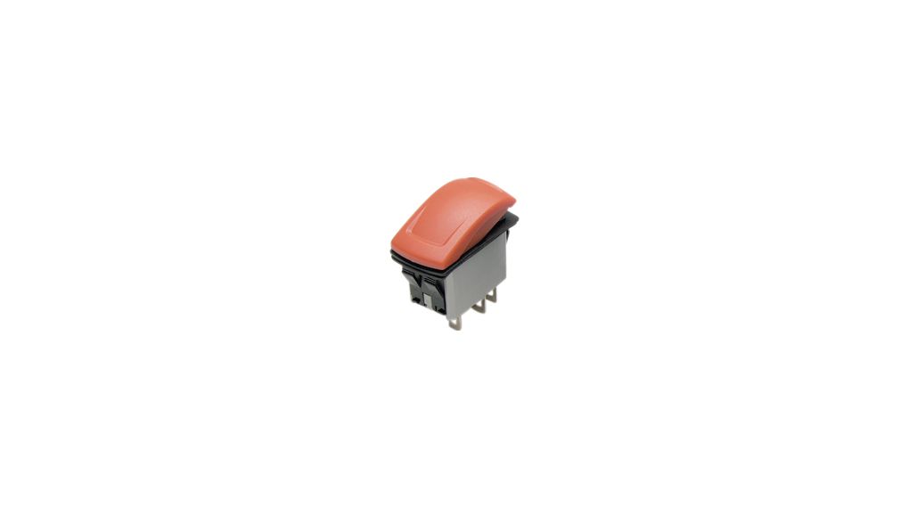KR472AKKKA | Apem Rocker Switch, 24V, 10 A, 2CO, (ON)-OFF-(ON), IP68 ...