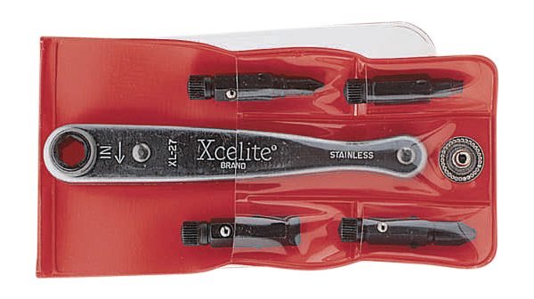 XL75VN | Weller Xcelite Bit Holder with Ratchet and 4 Bits, Phillips ...