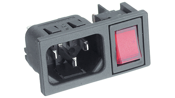 BZM42/Z0000/59C | Bulgin Limited IEC Connector, Inlet, C14, 250V, 2 ...