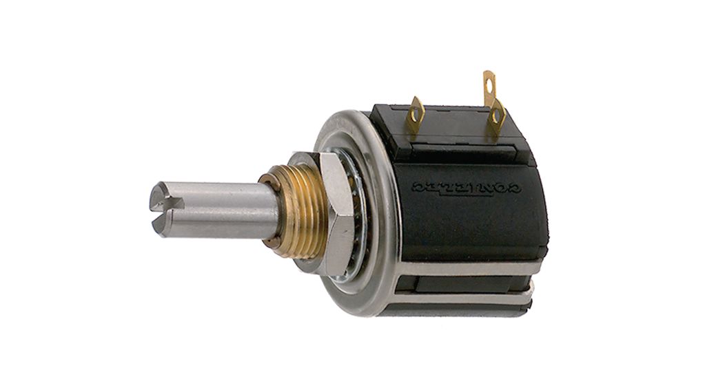 76925 | Contelec Rotary Potentiometer 100kOhm 2W ±5 % Linear 22mm ...