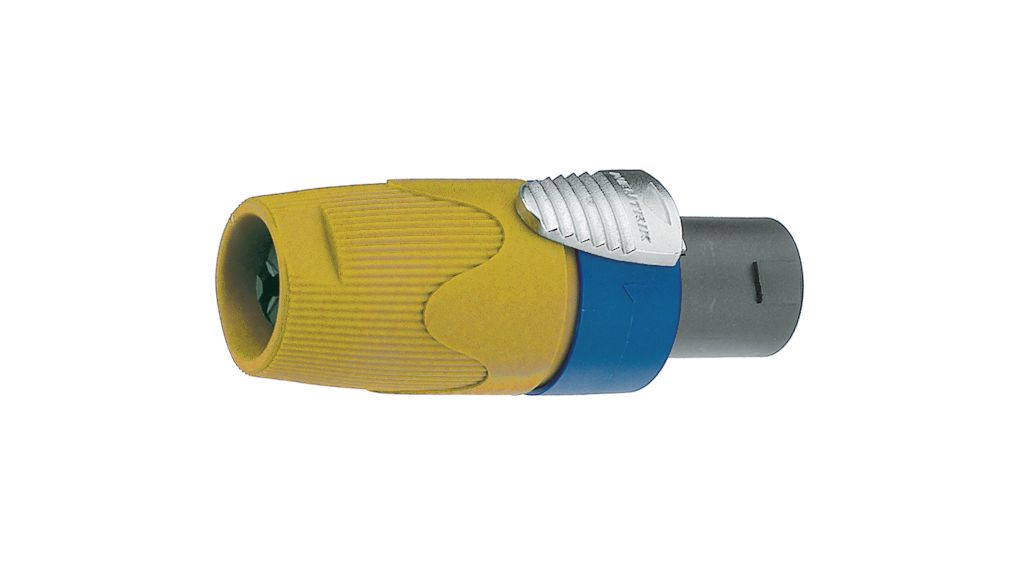 NL4FX-4 | Neutrik Cable Socket, Speakon, Yellow, 4 Poles | Distrelec ...