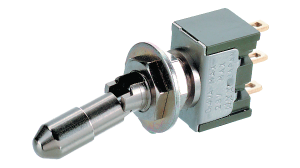 M2013LL4G01 | NKK Miniatur-Kippschalter EIN-AUS-EIN rastend 400 mA 1 ...