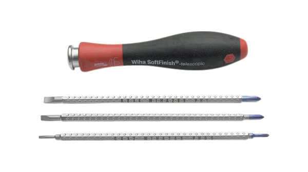 00613 | Wiha Interchangeable Blade Screwdriver Set, Ergonomic, 4pcs ...