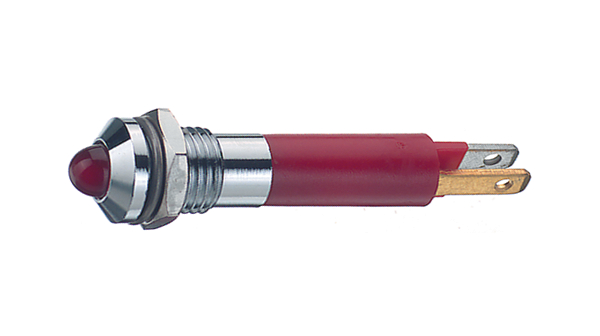 SMQD08024 | Signal-Construct LED Indicator 28V DC Fixed Red Blade ...