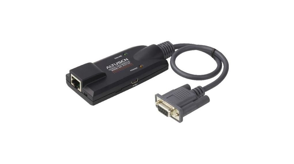 KA7140 | Aten Câble adaptateur KVM RJ45, 1x RJ45 Socket / 1x Mini USB-B ...