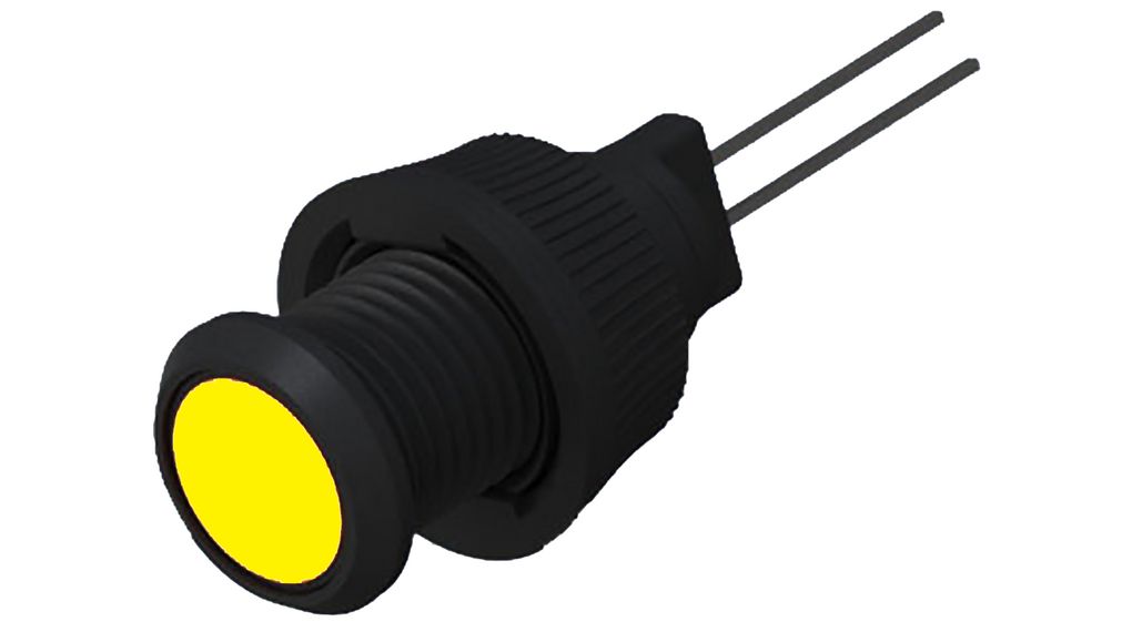 357-511-04-40 | MARL LED Indicator 2V DC Fixed Yellow Flying Lead ...