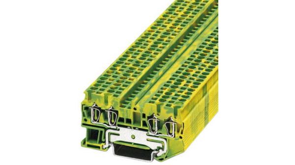 3031322 | Phoenix Contact Feed-through terminal block, Spring Clamp, 4 ...