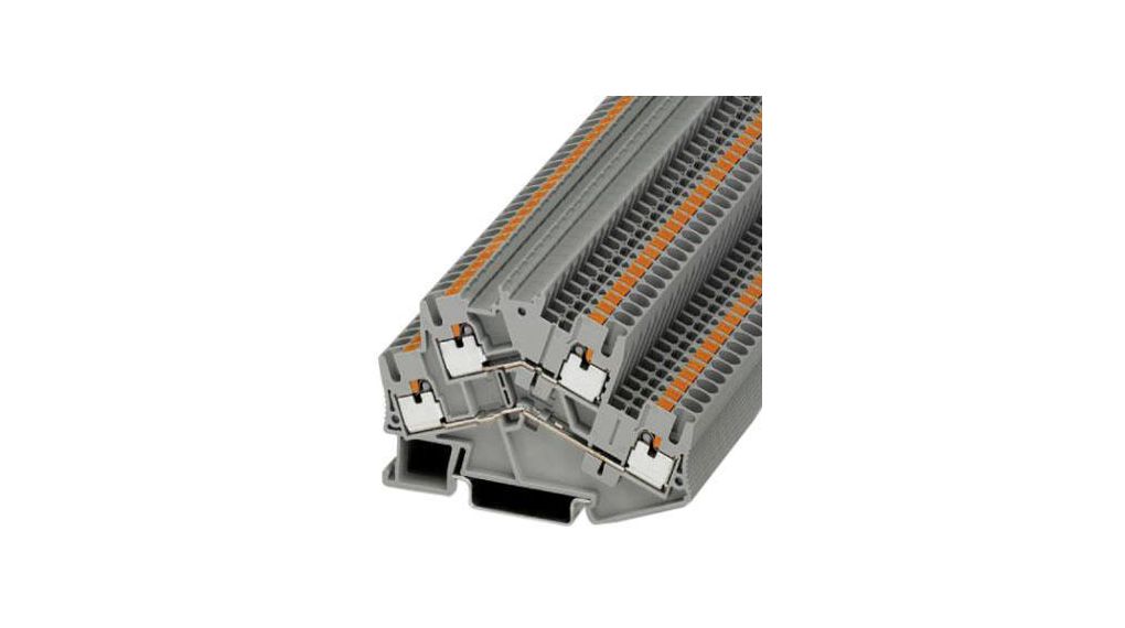 3209604 | Phoenix Contact Double-level terminal block, Push-In, 4 Poles ...