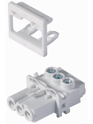 GST15I3S B1 U W WS | Wieland Panel Mount Socket, protruding Socket, 3 ...