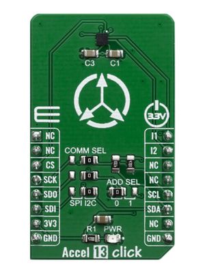 MIKROE-3742 | Mikroelektronika Accel 13 Click 3-Axis Accelerometer Module 3.3V | Distrelec Germany