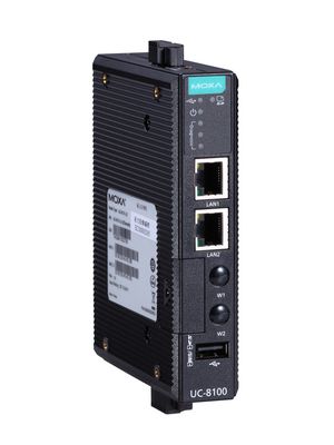 UC-8162-LX | Moxa RISC Linux Embedded DIN-Rail Computer 600MHz, RAM ...