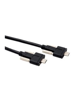 EX-K1592V | Exsys Cable with Screw Lock, USB-C Plug - USB-C Plug, 1m ...