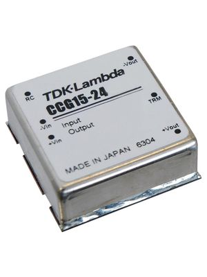 CCG-15-24-12S | TDK-Lambda DC/DC Converter 9 ... 36V 12V 1.3A 15.6W | Distrelec Germany