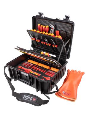 44198 | Wiha Tool Kit eMobility Competence XL, VDE-Tool Set, 76 Pieces ...