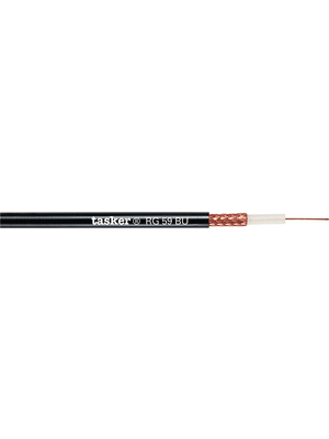 RG 59 B/U | Tasker Coaxial Cable RG-59 B/U PVC 6.1mm 75Ohm Copper Black ...