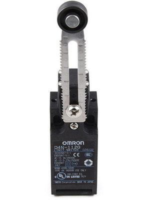 D4N-412G | Omron Industrial Automation Limit Switch, Adjustable Roller Lever, 1NC + 1NO, 2 Snap ...
