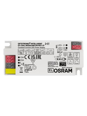OTI-DALI-40/220-240/1A0-NFC-LP | Osram LED Driver, 38W, 1.05A, 10 ... 54V, IP20 | Distrelec ...