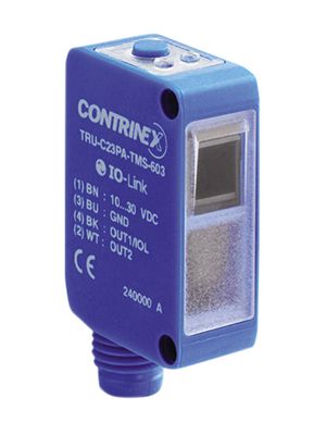 TRU-C23PA-TMS-603 | Contrinex Retroreflective Sensor with UV Light, 1 ...