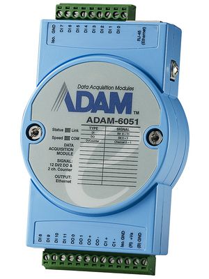 ADAM-6051 | Advantech 14-Ch I/O-Ethernet-Module, 18 Channels, 10/100 ...
