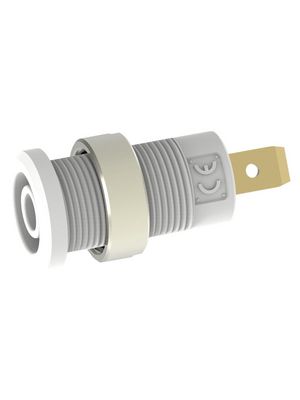 RND 350-00063 | RND Lab Banana Socket ø4mm White 36A Faston Terminal, 4 ...