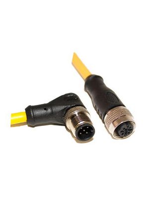 C5BC06M005 | Mueller Electric Co Cordset, M12 Plug - M12 Socket, 5 ...