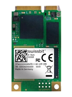 SFSA010GU2AK1TO-I-5S-22P-STD | Swissbit Disque SSD industriel X-76m ...
