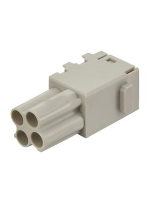 09149042101 | HARTING Connecteur Han, F.2, 4 Pôles, A sertir, Prise ...