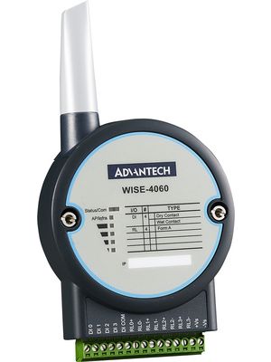 WISE-4010LAN | Advantech Ethernet I/O-modul 4AI 4DO 24V | Elfa Distrelec Sverige