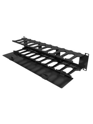 VRA1003 | Vertiv Kabelorganiseringsenhet, enkeltside med deksel, 101 x ...