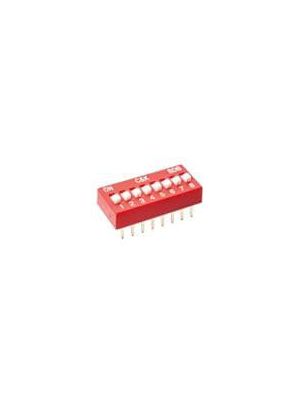 BDB02 | C&K DIP / SIP Switch DIP 2P Standard Vertical Profile Red ...