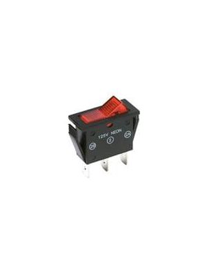 CA04J737207PQ | C&K Rocker Switch SPST On-Off Latched Quick Connect ...