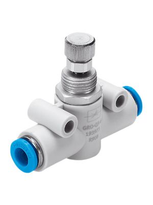 GRO-QS-6 | Festo Flow Control Valve, QS-6, 20kPa ... 1MPa, 245L/min ...