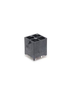 172065-0204 | Molex Mega-Fit Slim Vertical Header THT 5.70mm Dual Row 4 Circuits 0.38um Gold ...