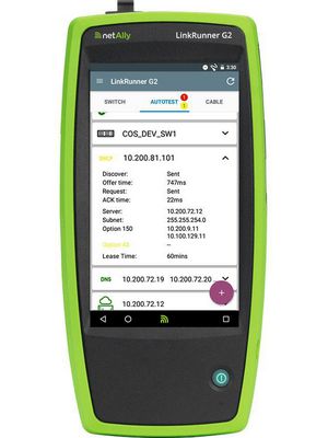 LR-G2 | NetAlly LinkRunner G2 Smart nettverksanalysator RJ45 / SFP ...
