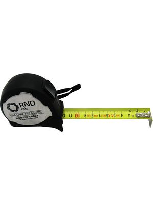 RND 555-00002 | RND Lab Måttband 5m Stål | Elfa Distrelec Sverige