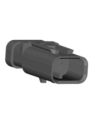 776535-1 | TE Connectivity - AMP Ampseal Housing, Red, Socket, 3 Poles ...