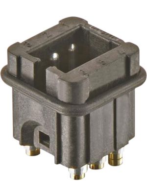 09 70 006 2616 | HARTING Socket insert, Staf 6-pin, 6 Poles, Screw ...