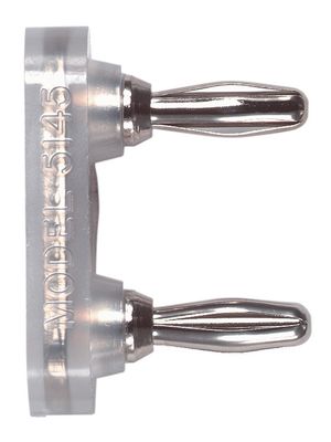 5145 | Pomona Double Banana Plug Shorting Bar, Metal, Nickel-Plated ...